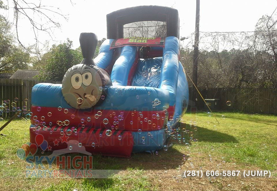 USA | Train Inflatable Slide | Sky High Party Rentals