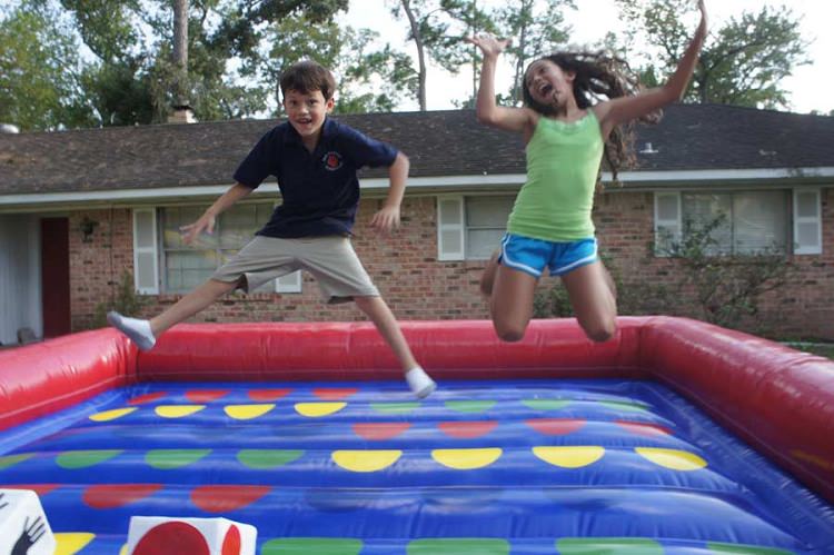 Best Houston Inflatable Twister Game Delivered SkyHighPartyRentals