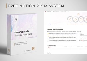 Second Brain [P.A.R.A] | Free Notion Template | Prototion