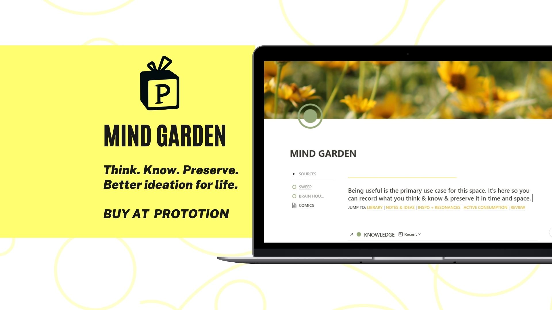 Mind Garden | Notion Template | Prototion
