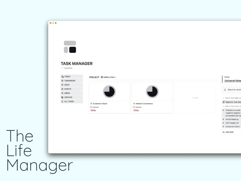 Task Manager | Free Notion Template | Prototion Task Manager | Free Notion Template | Prototion