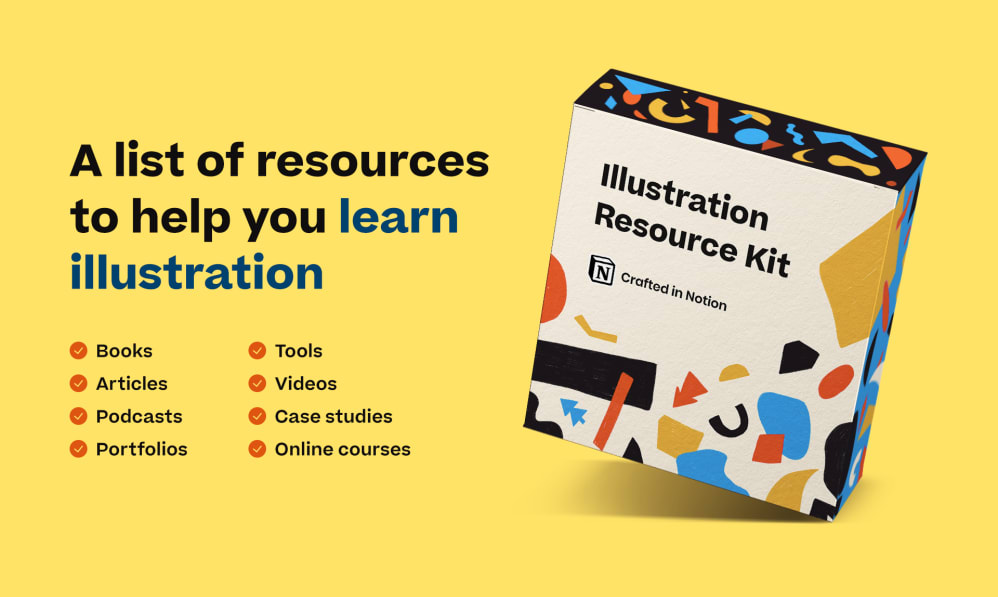 Illustration Resource Kit | Prototion | Buy Notion template Illustration Resource Kit | Prototion | Buy Notion template