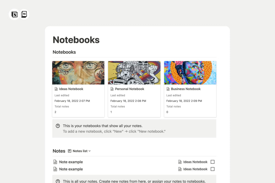 Notion Notebooks | Prototion | Buy Notion Template