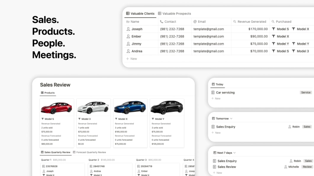 Notion Sales Dashboard | Prototion | Buy Notion Template Notion Sales Dashboard | Prototion | Buy Notion Template