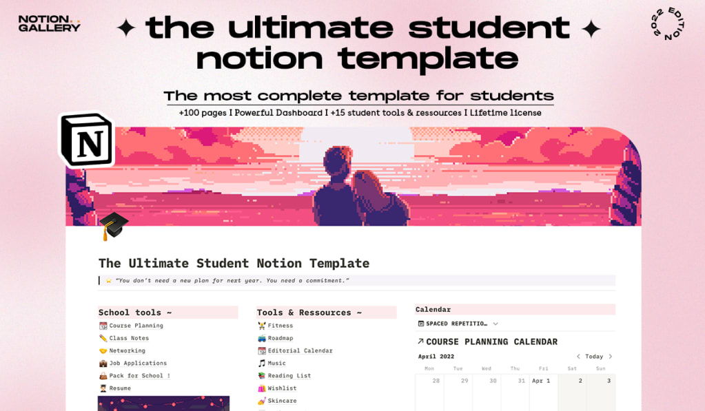 The Ultimate Student Notion Template | Prototion