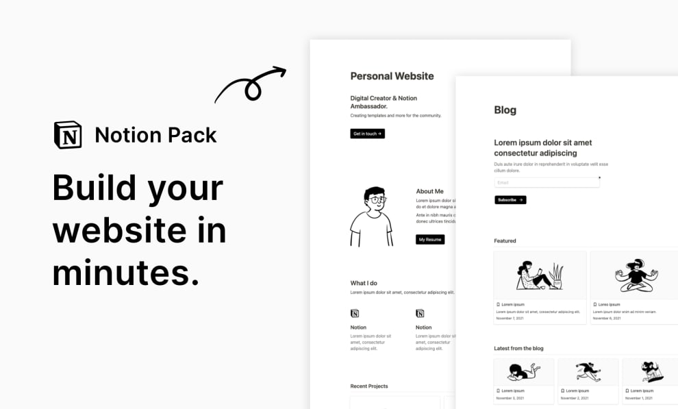 Website Pack | Prototion | Buy Notion Template