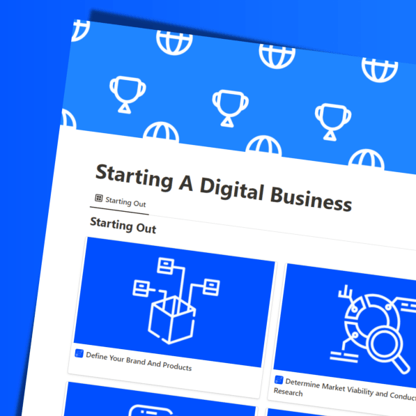 Starting A Digital Business Dashboard | Prototion
