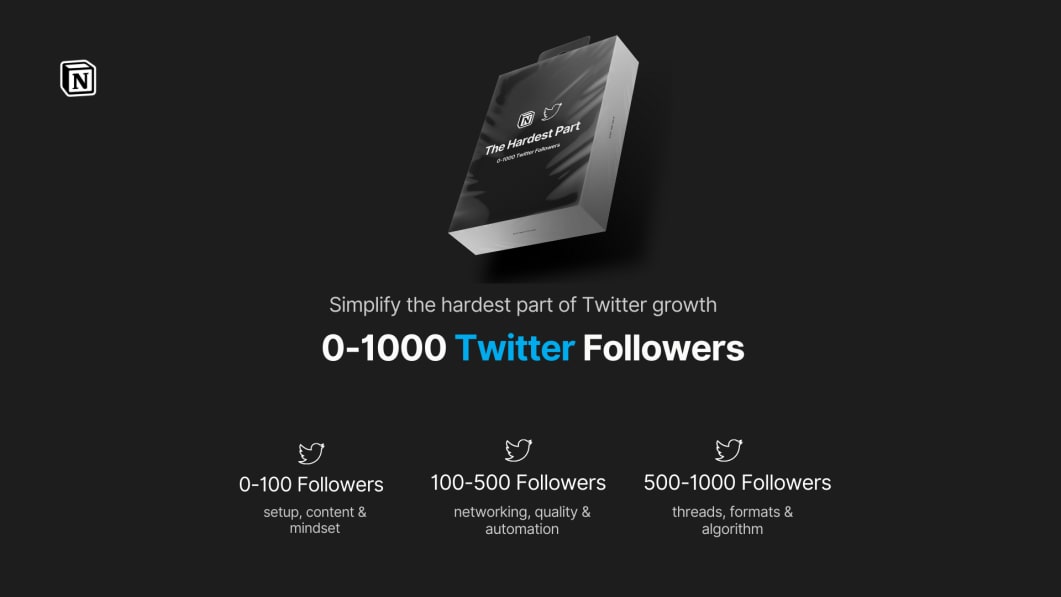 Twitter Growth Dashboard | Prototion | Notion Template Twitter Growth Dashboard | Prototion | Notion Template