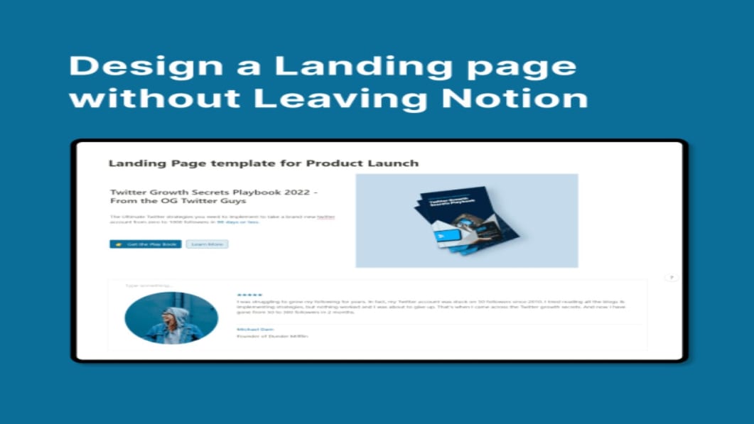 Landing Page template for Product Launch | Prototion
