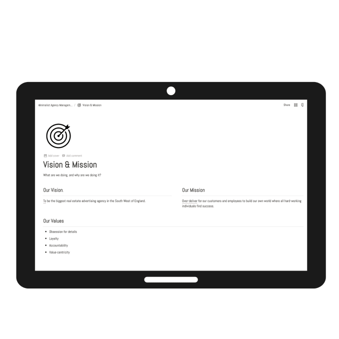 Minimalist Agency Management System | Buy Notion Template Minimalist Agency Management System | Buy Notion Template