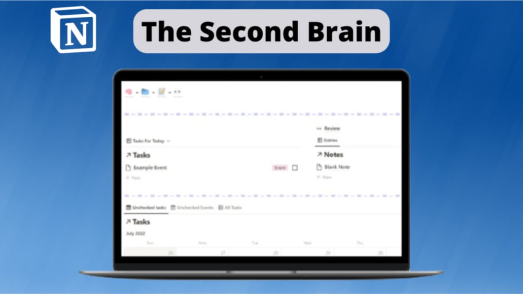Free Notion Second Brain | Prototion | Get Notion Template