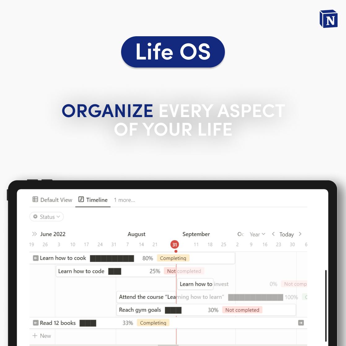 Life OS | Prototion | Get Notion Template