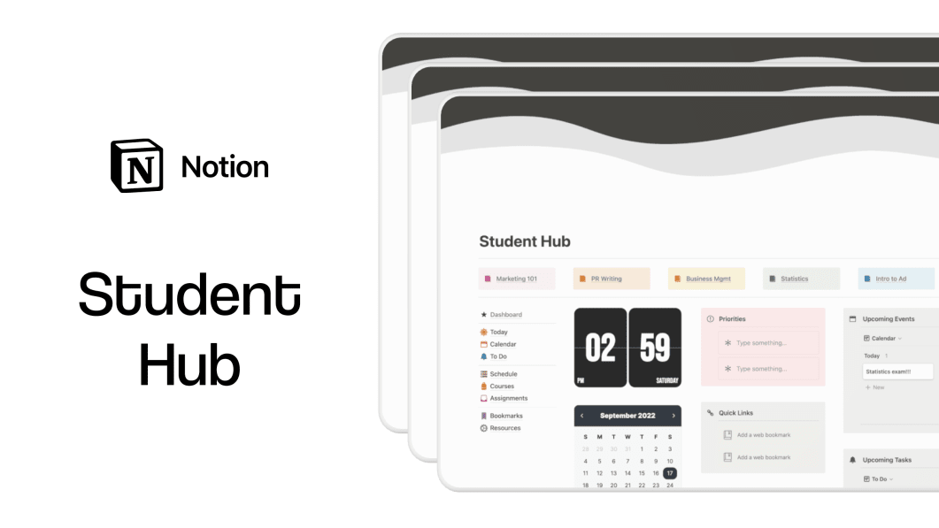 Student Hub | Prototion | Get Notion Template