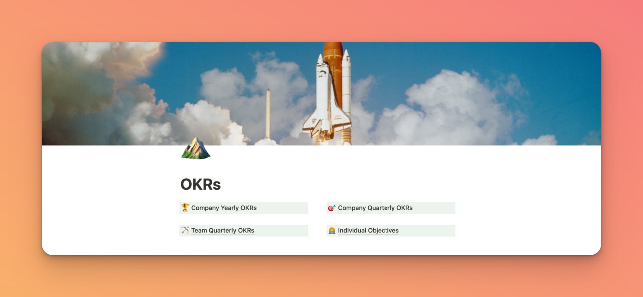 Notion Company OKRs Ultimate Notion Template | Prototion Notion Company OKRs Ultimate Notion Template | Prototion
