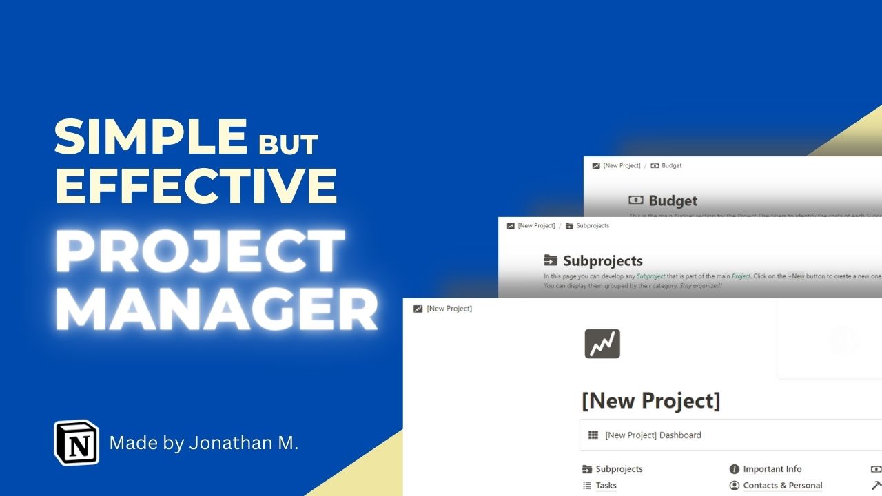 Simple but Effective Project Manager | Prototion