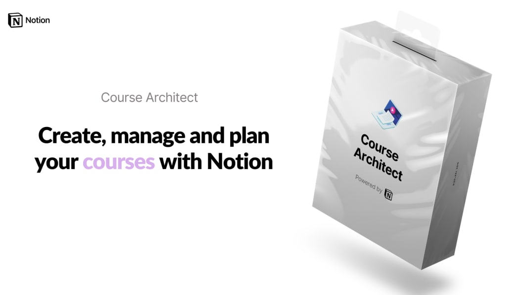 Course Architect Pro | Prototion | Buy Notion Template Course Architect Pro | Prototion | Buy Notion Template