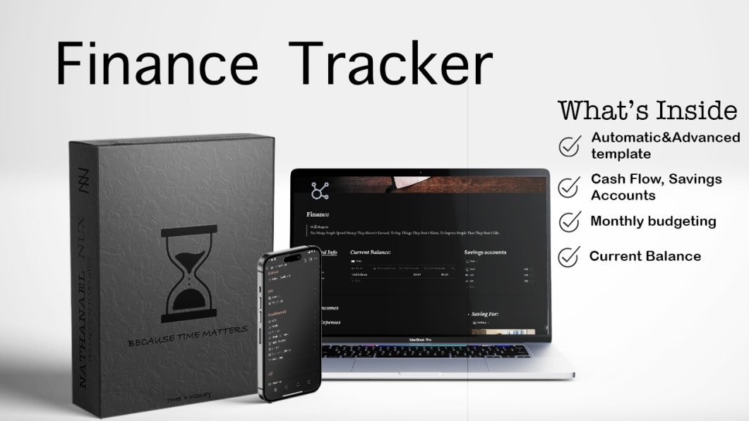 Finance Tracker | Prototion | Buy Notion Template