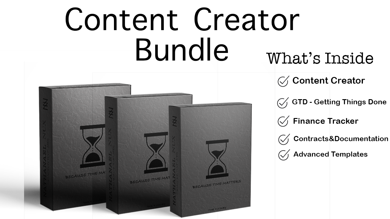 Content Creator Bundle | Prototion | Buy Notion Template
