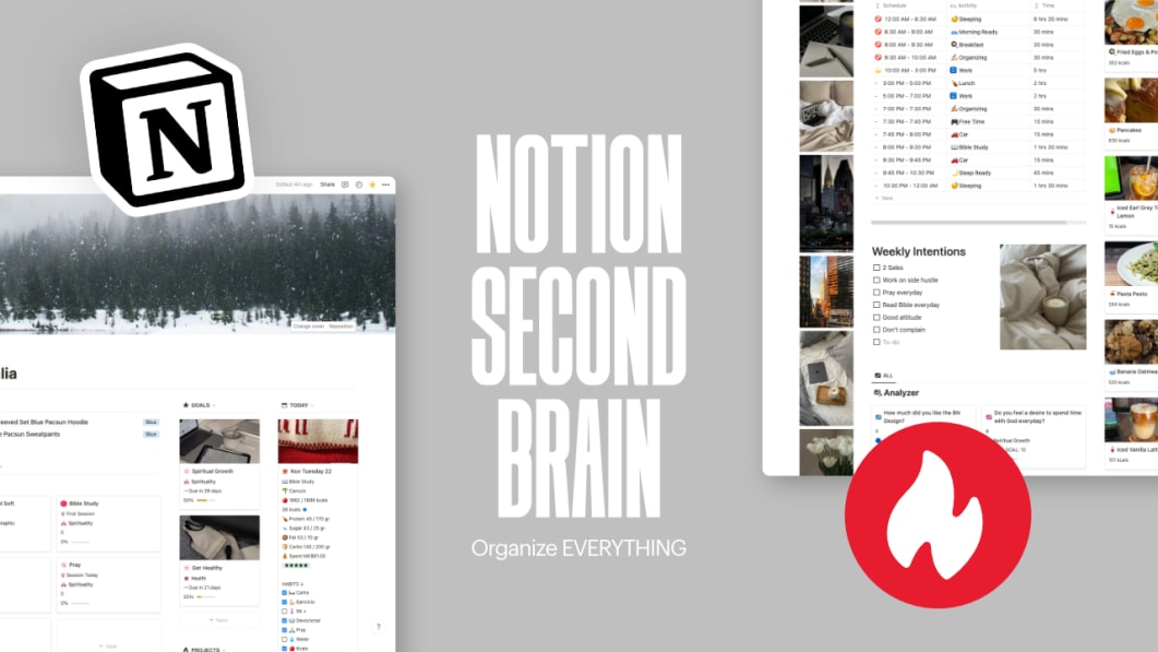 Notion Second Brain Full Setup | Prototion | Notion Template Notion Second Brain Full Setup | Prototion | Notion Template