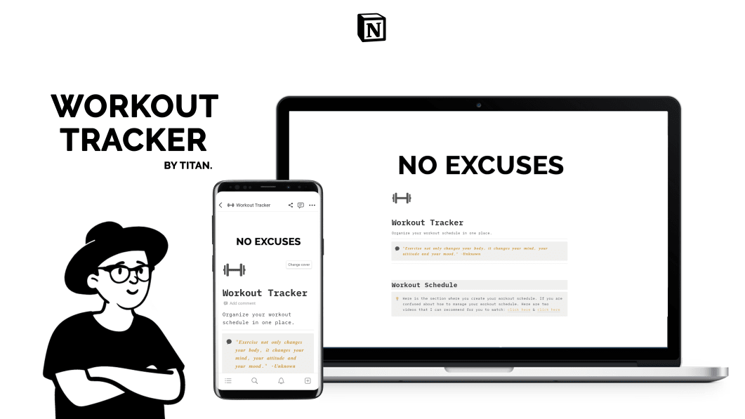 Workout Tracker | Prototion | Buy Notion Template Workout Tracker | Prototion | Buy Notion Template