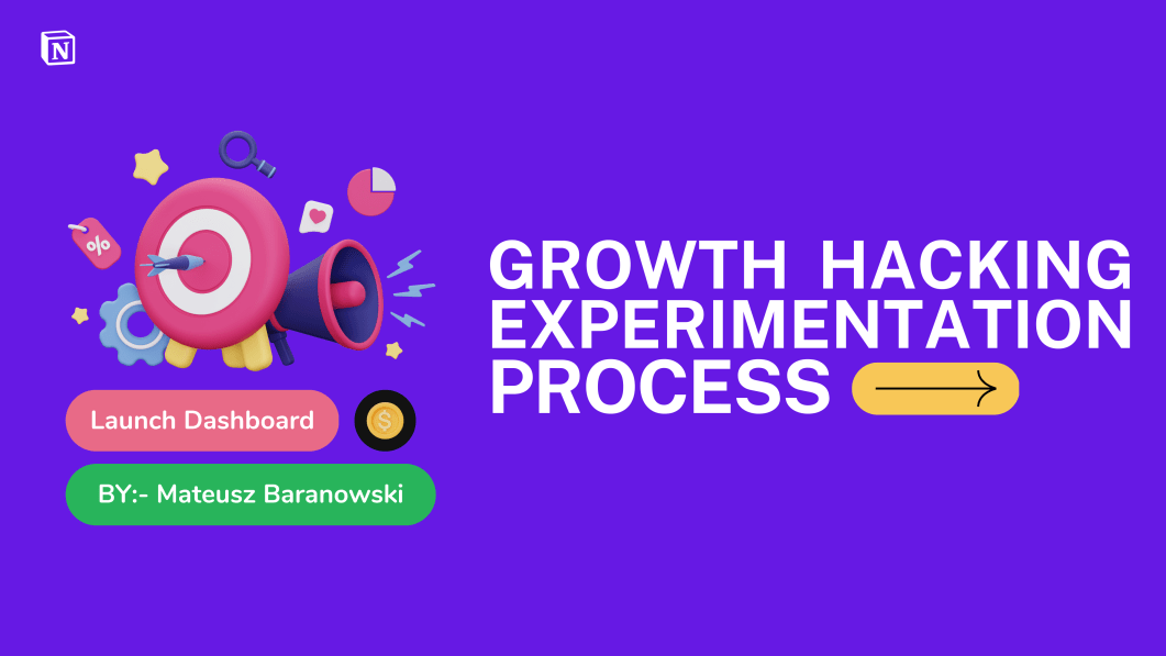 Growth Hacking Experimentation Process | Buy Notion Template