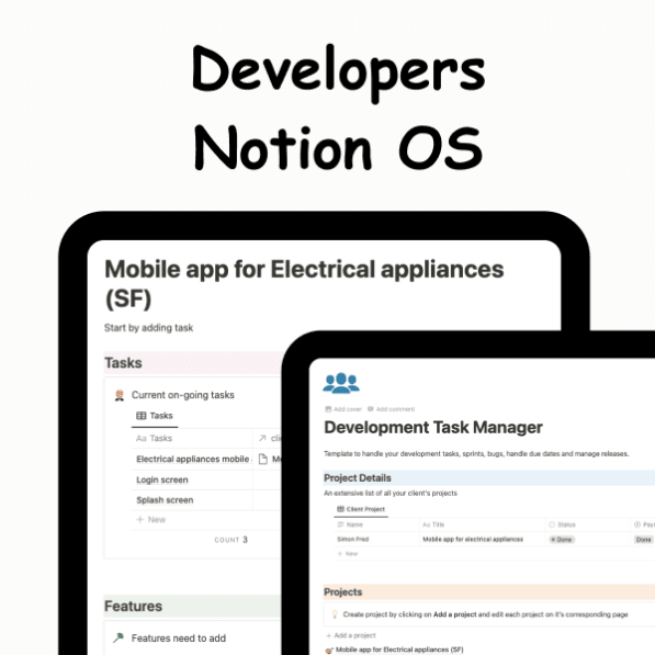 Developers Notion OS | Prototion | Get Notion Template