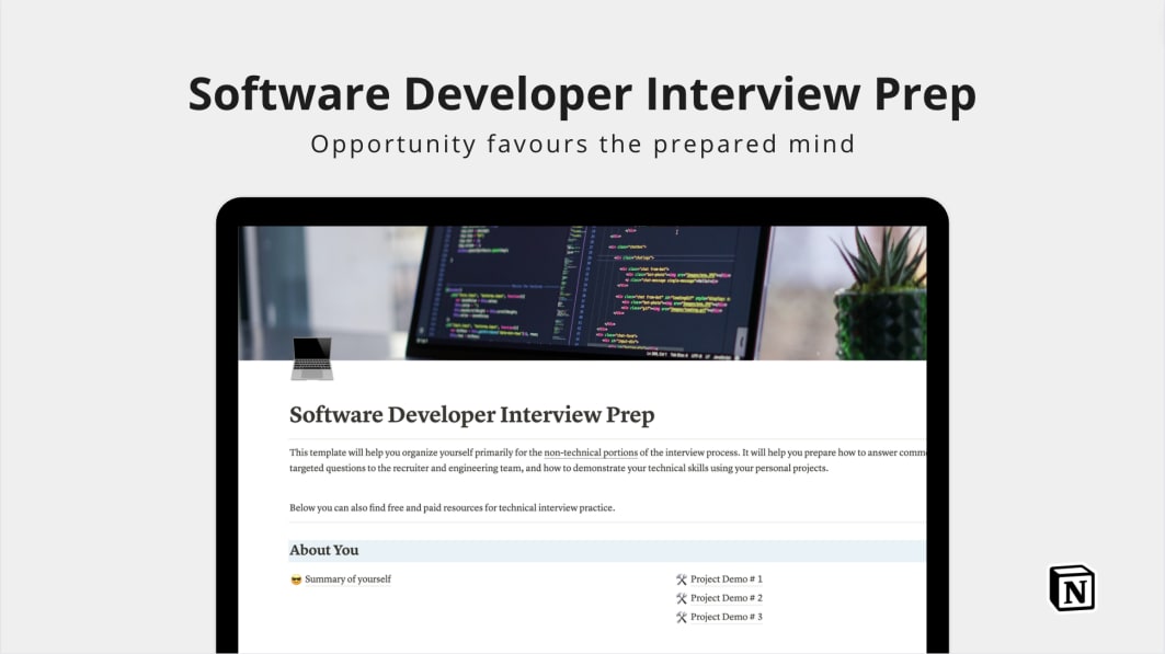 Software Developer Interview Prep | Prototion