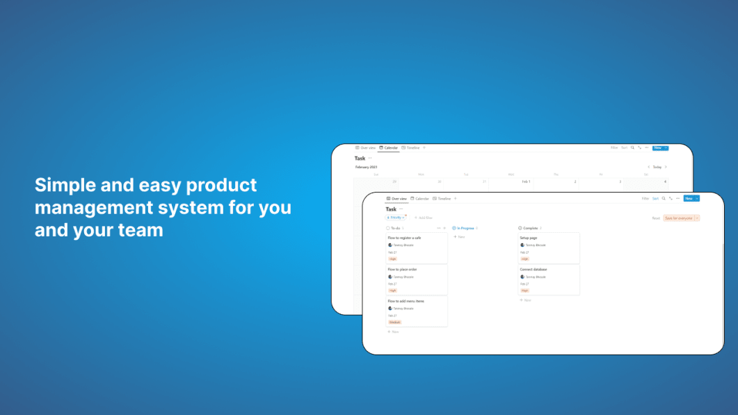 Project Management System | Prototion | Get Notion Template