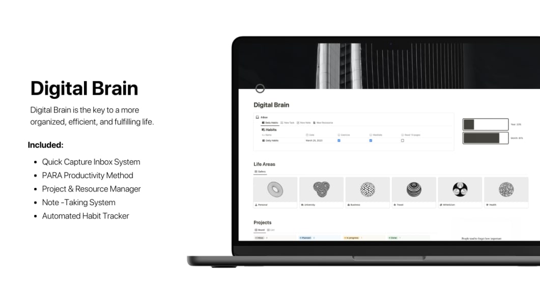 Digital Brain | Prototion | Buy Notion Template Digital Brain | Prototion | Buy Notion Template