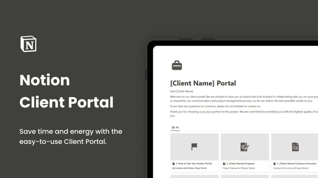 Notion Client Portal