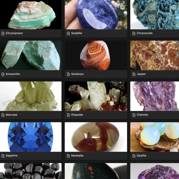 The Crystal Encyclopedia| Prototion| Notion Template