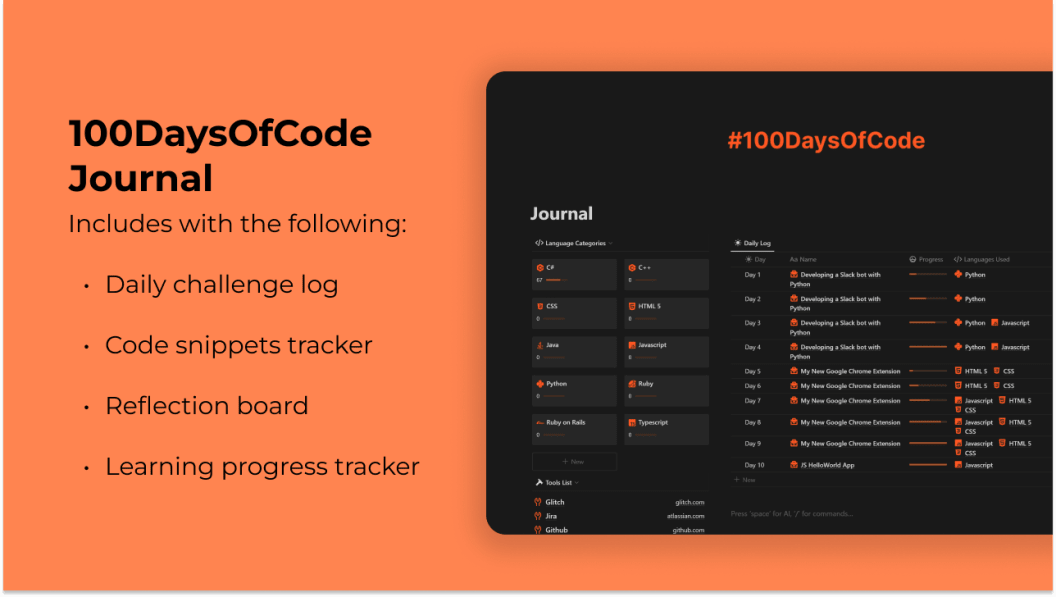 100 Days Of Code Journal | Prototion 100 Days Of Code Journal | Prototion