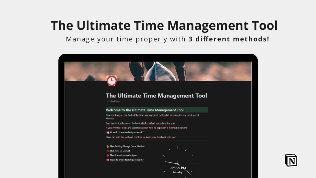 The Ultimate Time Management Tool | Prototion