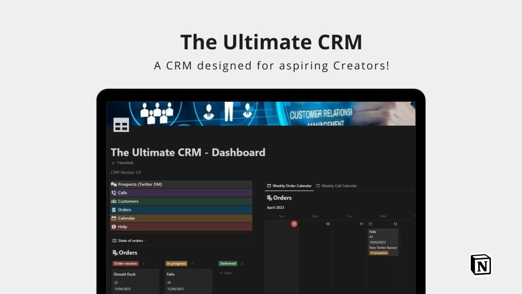 The Ultimate CRM | Prototion | Buy Notion Template