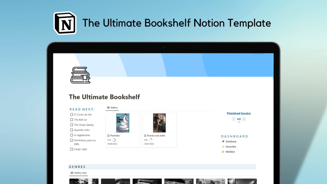 Ultimate Bookshelf | Prototion | Buy Notion Template