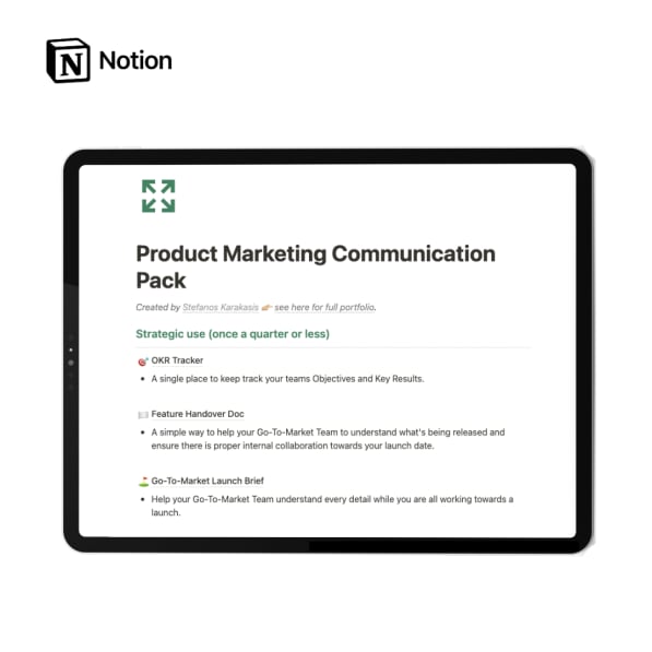 Product Marketing Communication Pack | Prototion