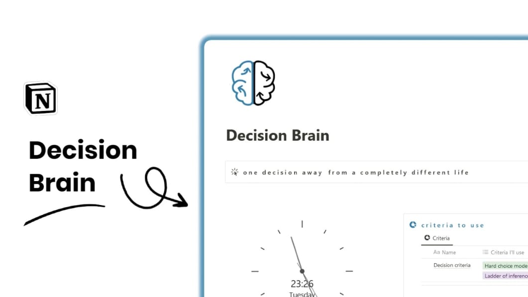 Notion Decision Brain