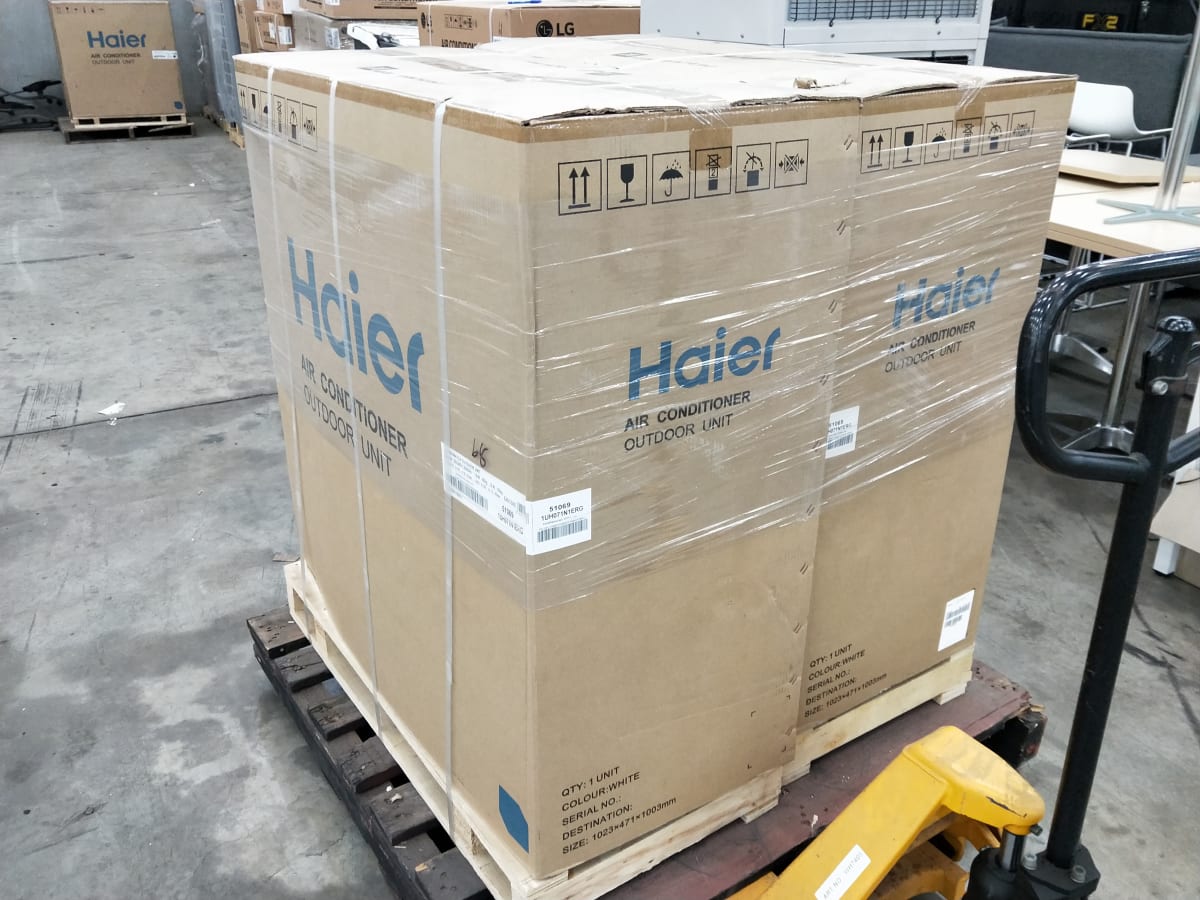 1 x Haier Air conditioner Indoor Unit AD18MS1ERA 5.0kW Slim Ducted ...