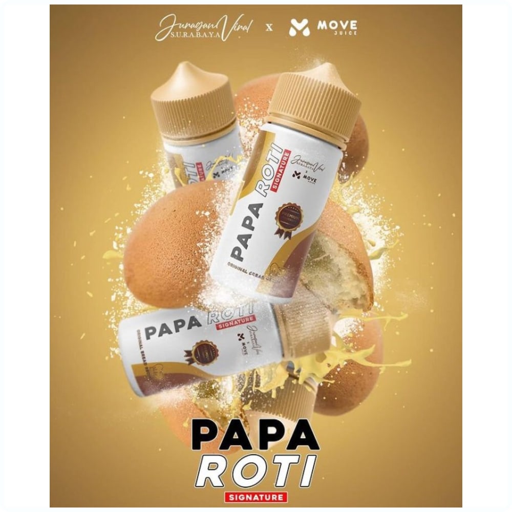 Jual Papa Roti Signature 100Ml By Move Juice X Juragan - Liquid Kode ...