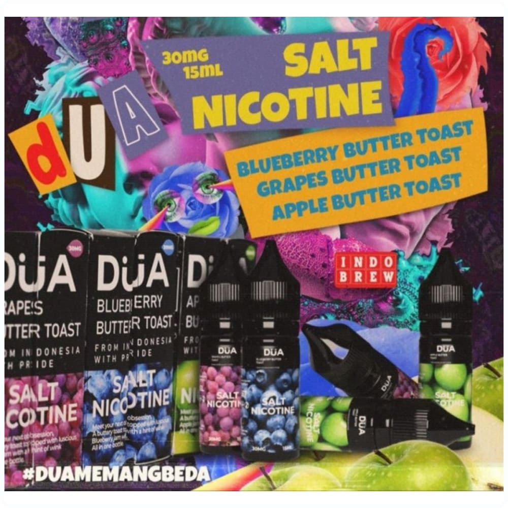 Jual Liquid Dua Salt Nicotine 15Ml 30Mg Strawberry Blueberry Apple ...