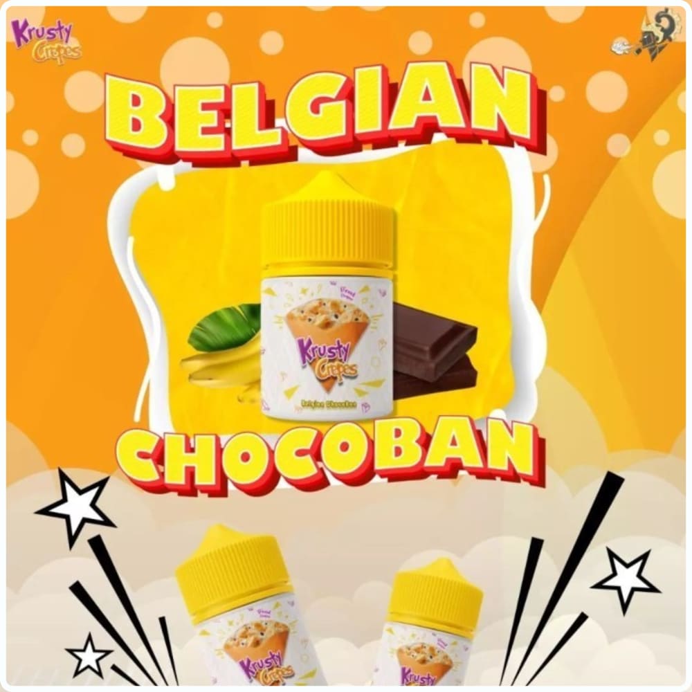 Jual Liquid Vape Krusty Crepes V4 Belgian Chocoban 60Ml By Java Juice ...