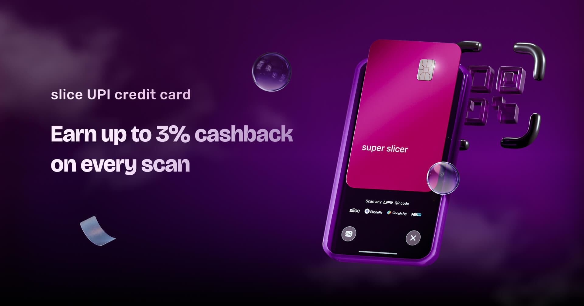 slice UPI credit card - your UPI first credit card