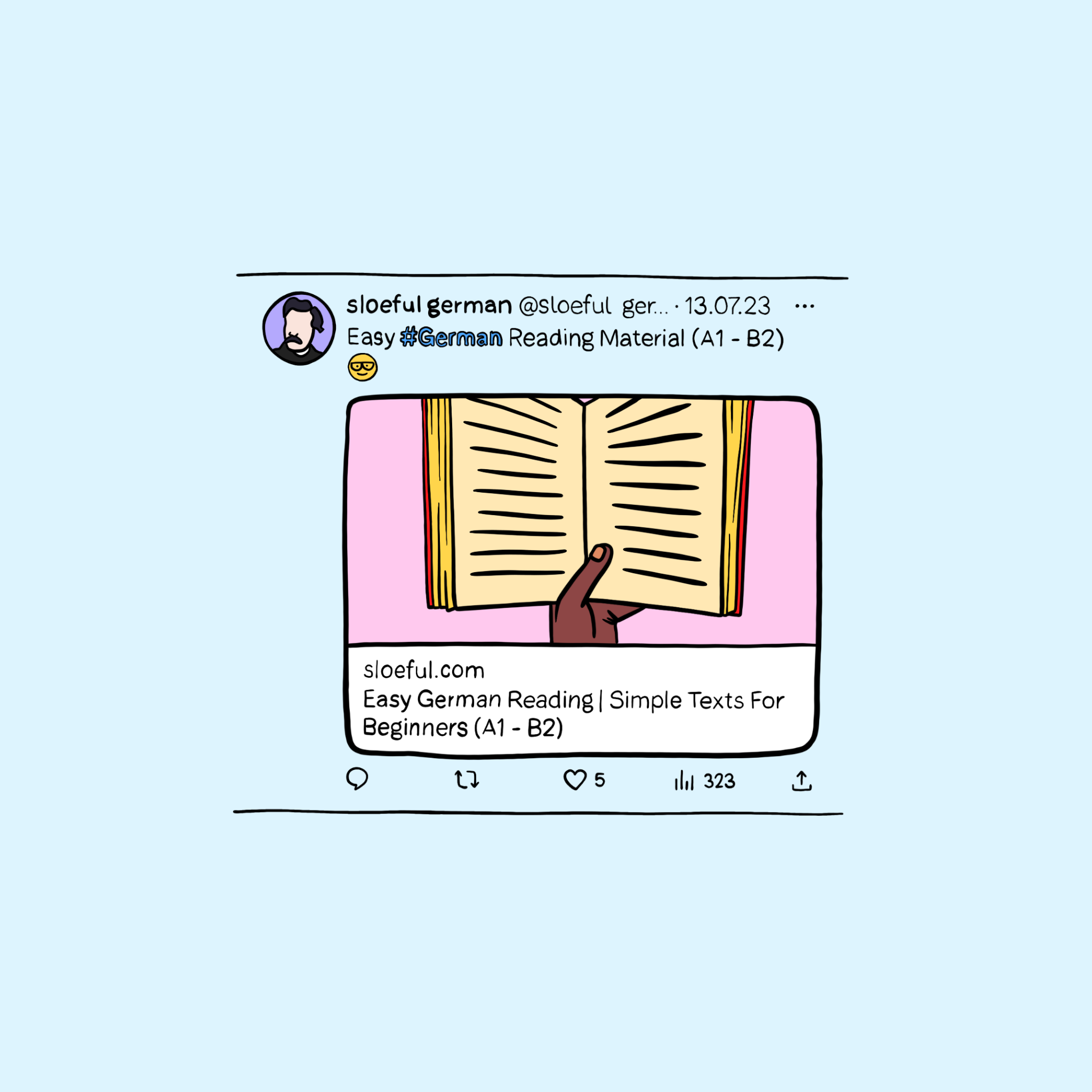 10+ X / Twitter Accounts To Learn German
