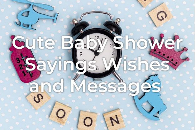 30+ Cute Baby Shower Sayings & Wishes | Styiens