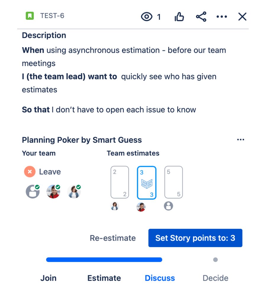 How to run the most efficient Asynchronous Planning Poker?