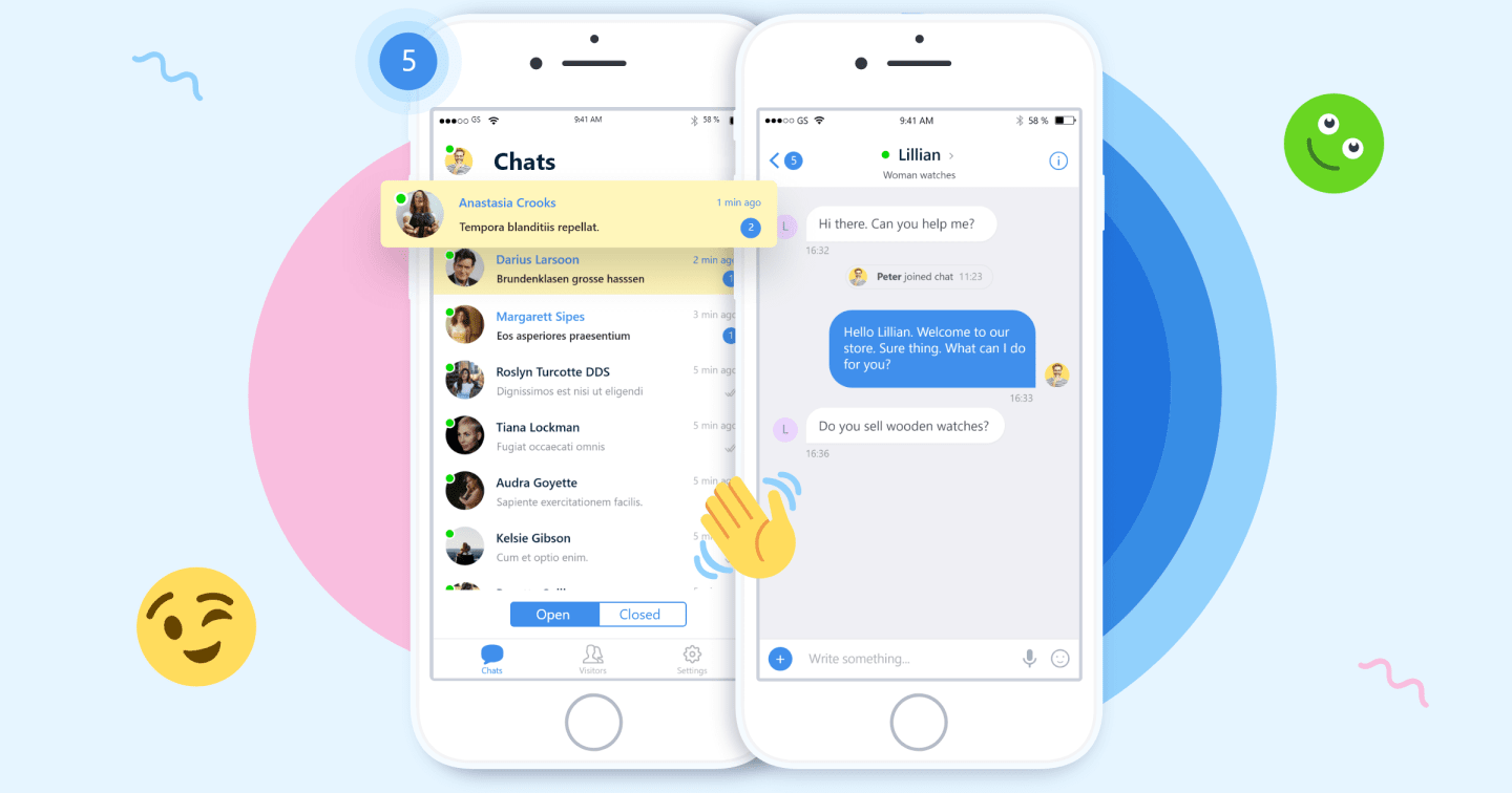 Chatting on the go? Download our brand new chat mobile app!