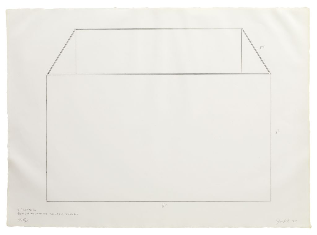 Donald Judd - Working Papers: Donald Judd Drawings, 1963 - 93 - Berlin ...