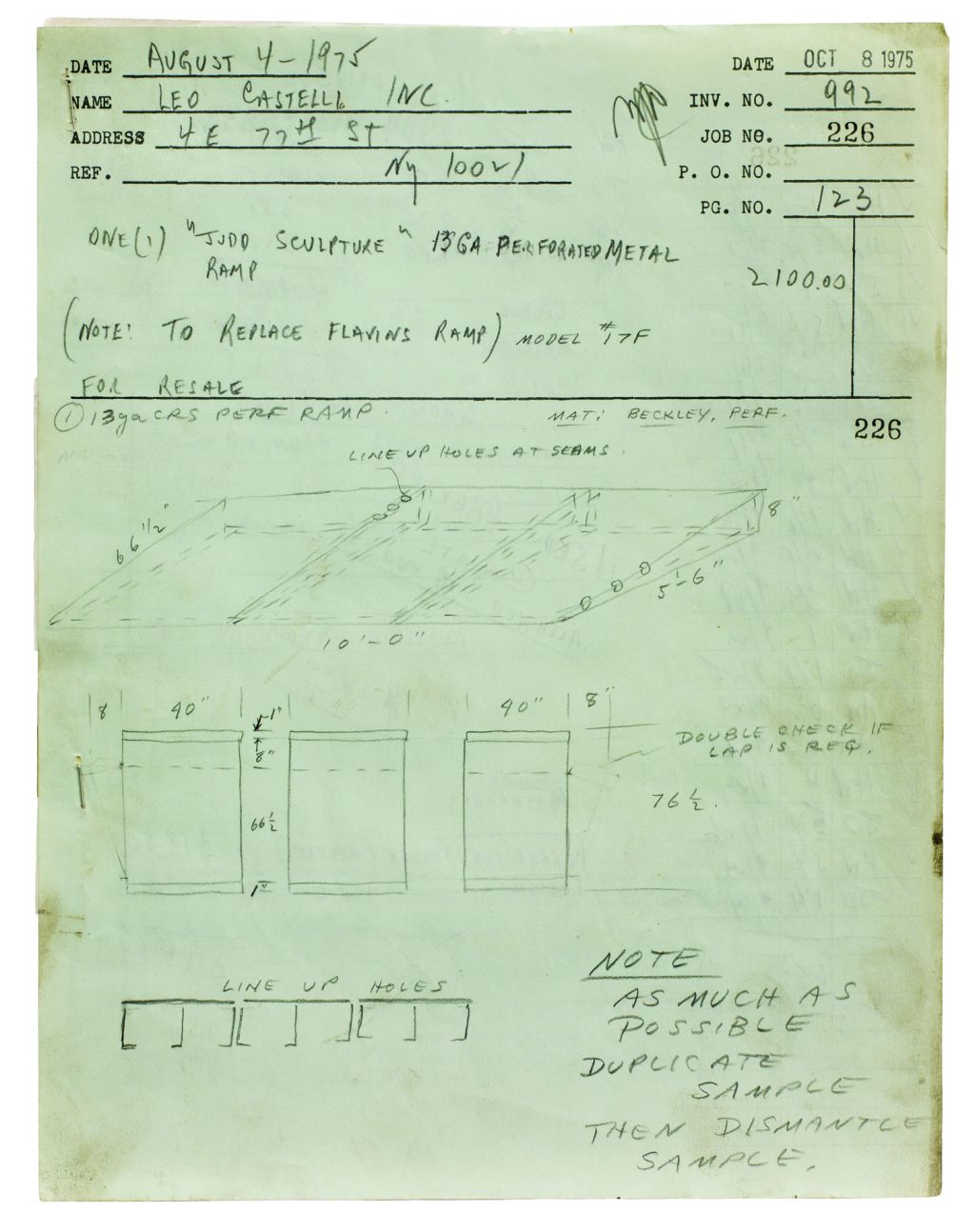 Donald Judd - Working Papers: Donald Judd Drawings, 1963 - 93 - Berlin ...