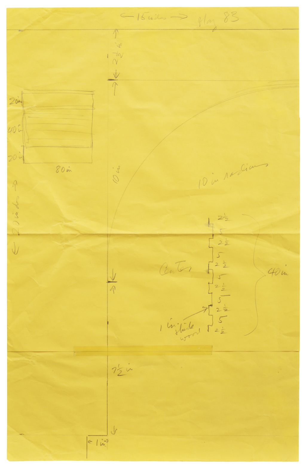 Donald Judd - Working Papers: Donald Judd Drawings, 1963 - 93 - London ...