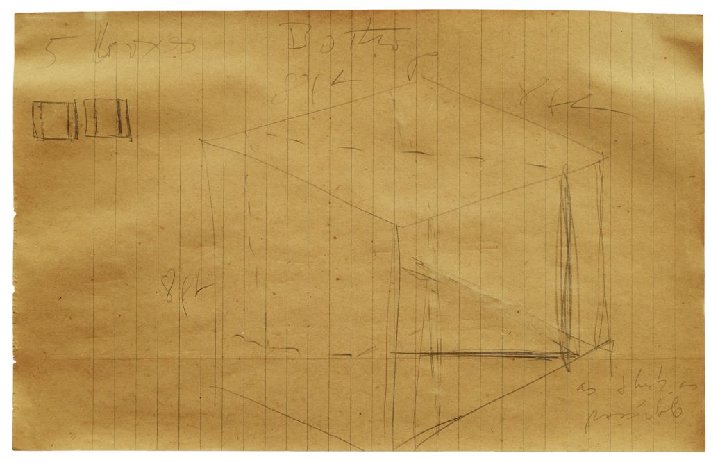 Donald Judd - Working Papers: Donald Judd Drawings, 1963 - 93 - London ...